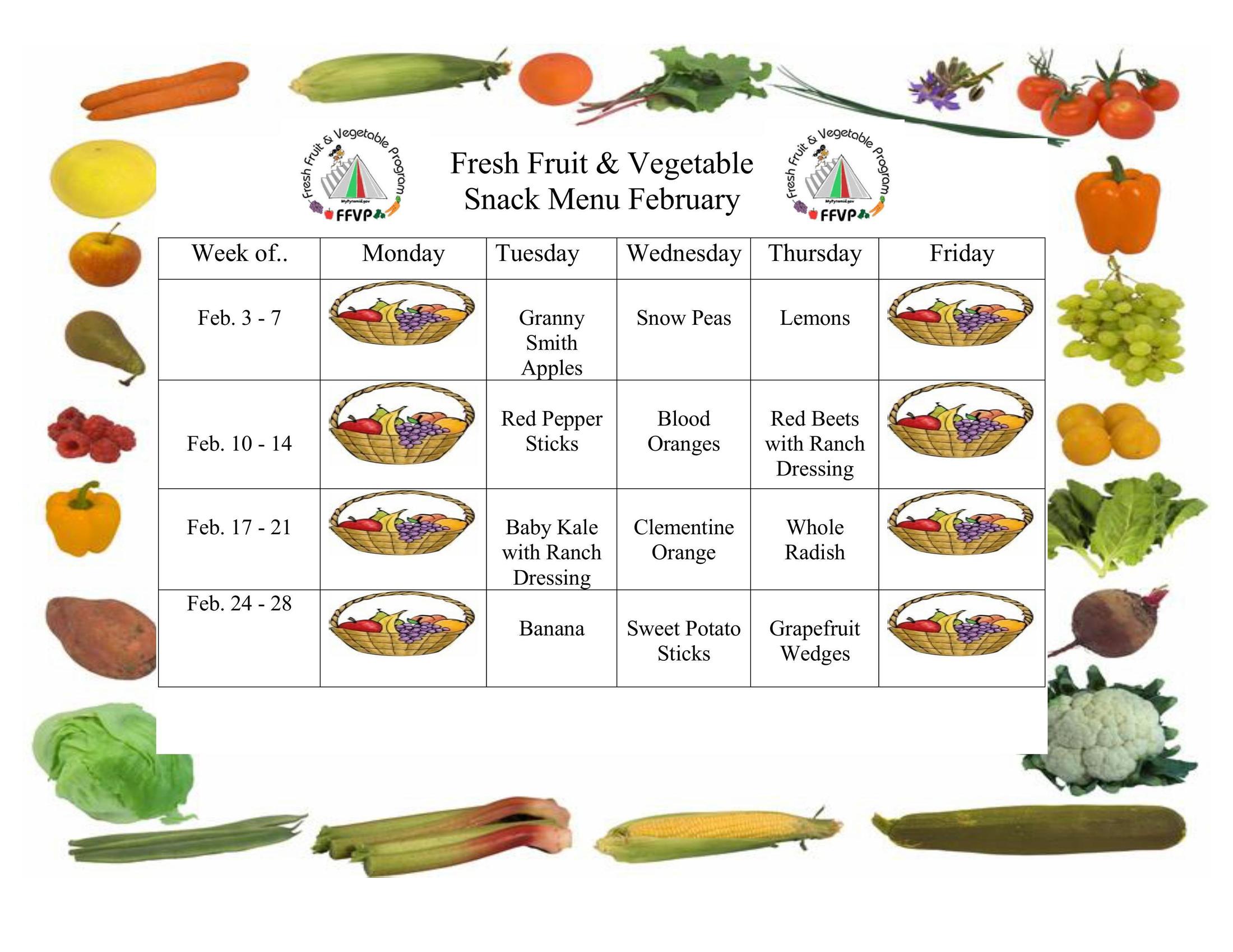 Program Lunch Menus - Nutrition Services - Central Valley School District