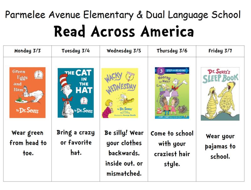 Read Across America | Parmelee Avenue Elementary and Dual Language School