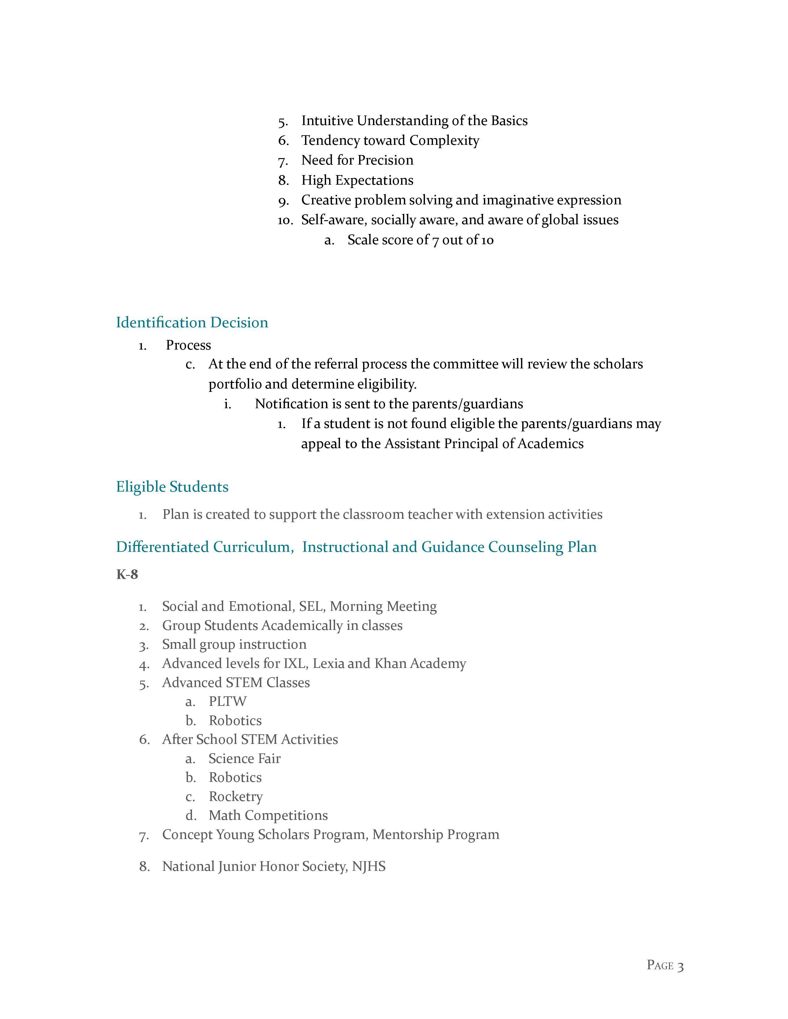 High Ability – High Ability – Indiana Math and Science Academy (IMSA) West