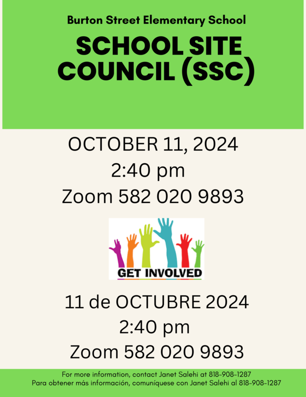 Parent Council Officer Elections 2024-2025 | Burton Street Elementary