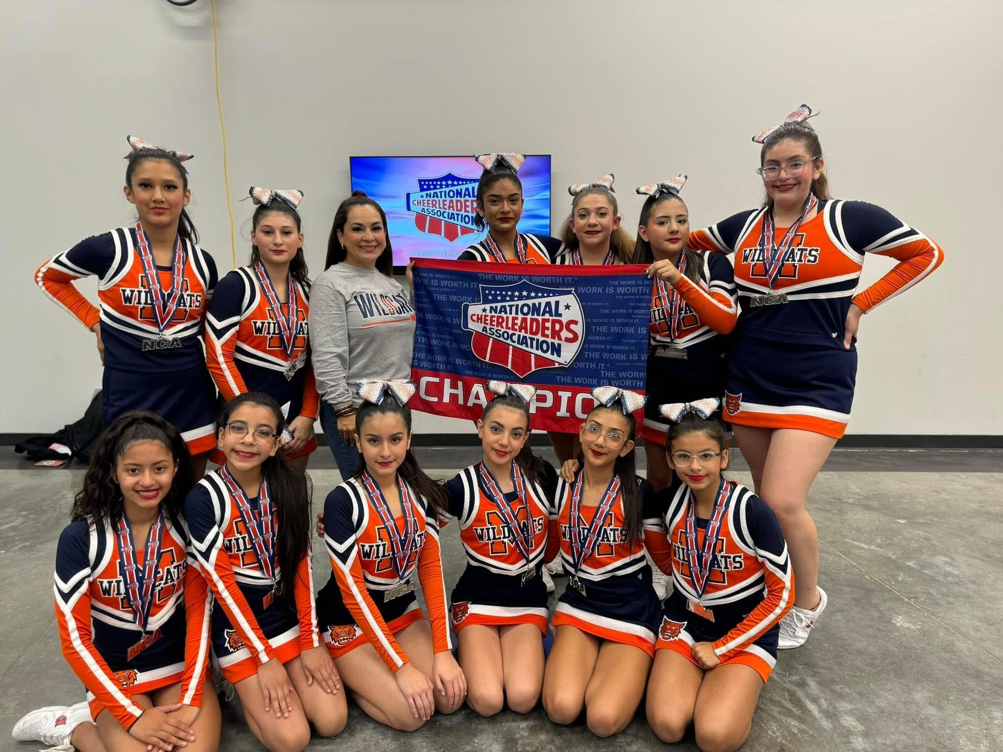 Middle School Cheerleaders