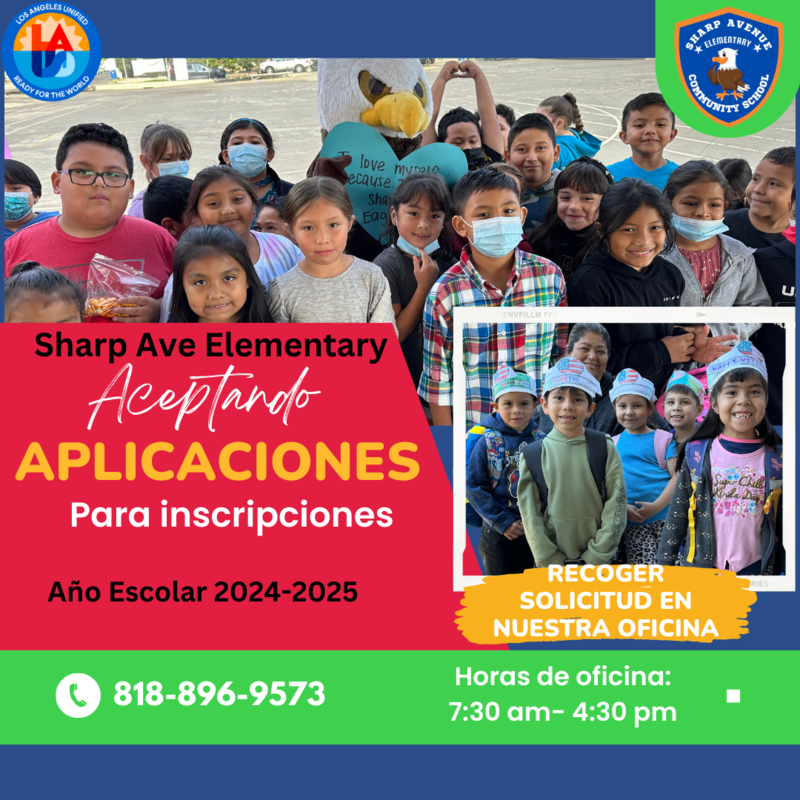 Sharp Ave. Elementary School Informacion de Inscripcion | Sharp Avenue ...
