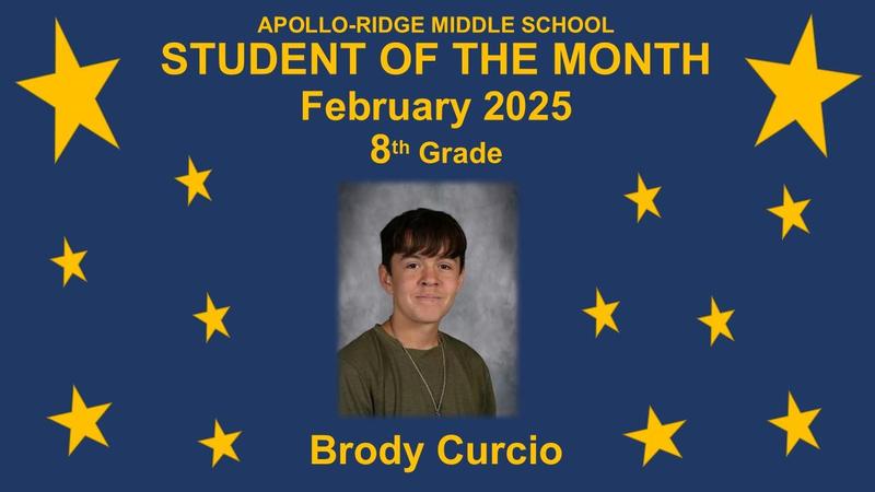 A-RMS Students of the Month Award Winners for February | Apollo-Ridge ...