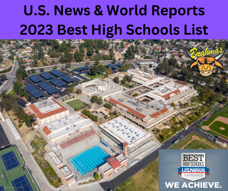DBHS Amongst US News & WR's Top Schools | Diamond Bar High School
