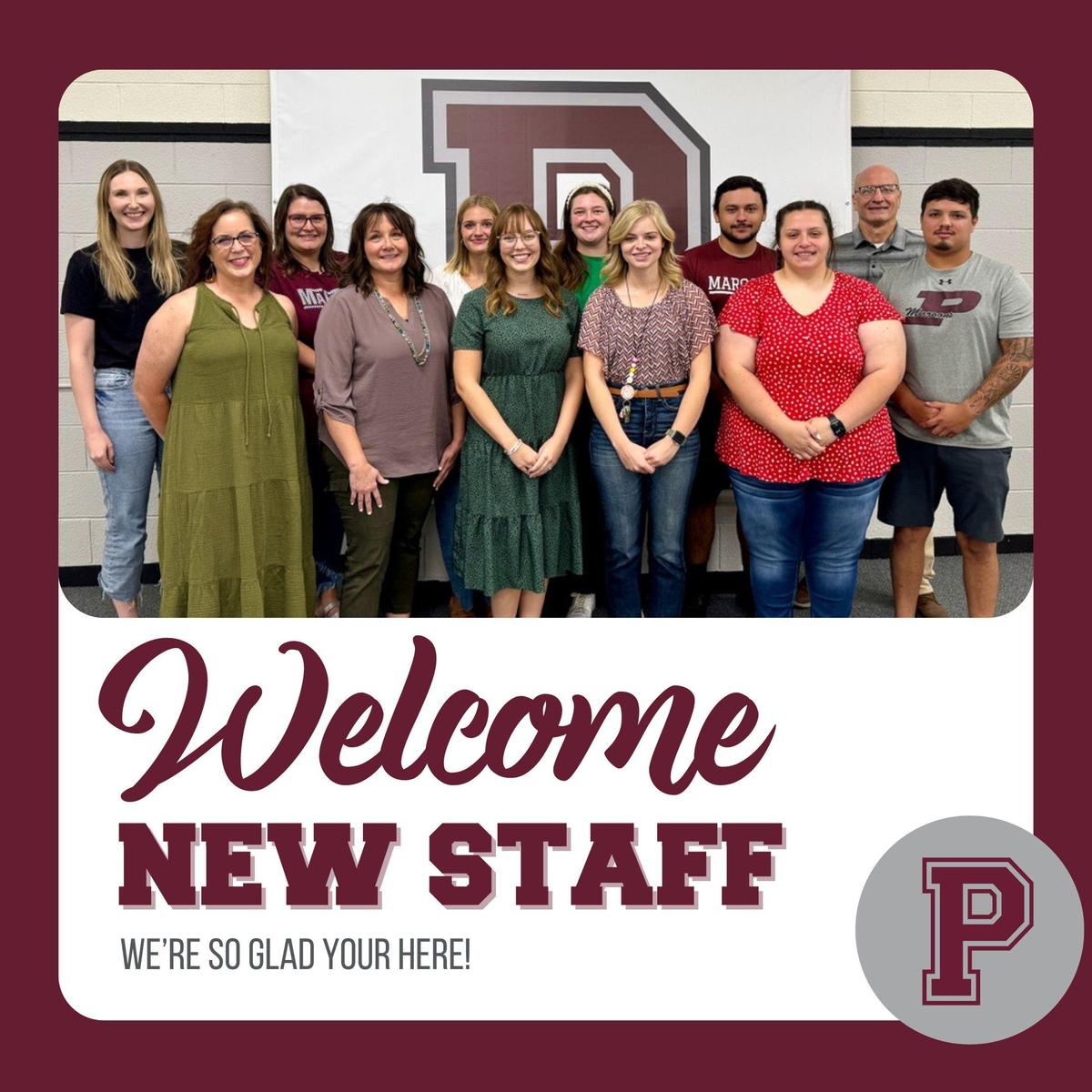 WELCOME NEW STAFF! | Perry Public Schools