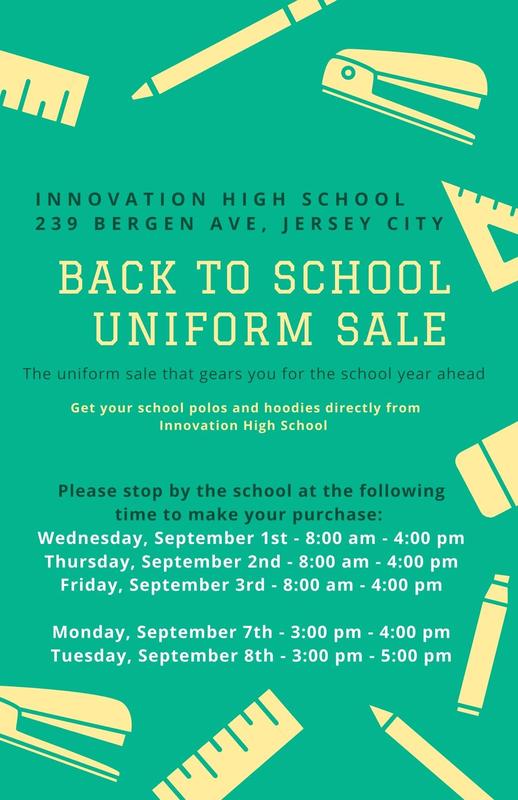 Uniform Sale | Innovation High School