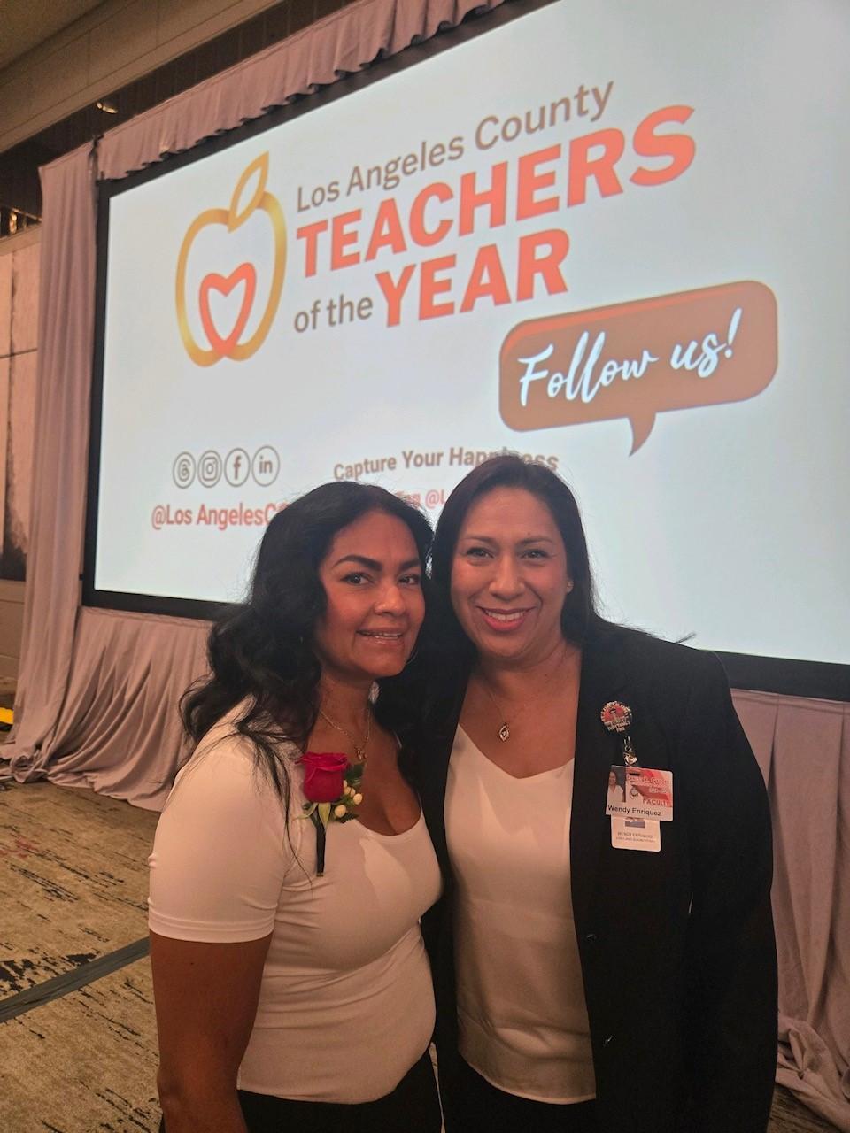 Teacher Cynthia Milian Honored at L.A. County Awards Banquet | Baldwin ...