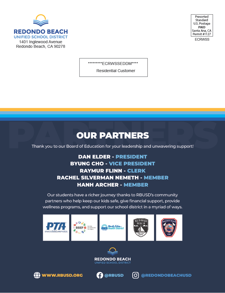 School Year in Review – About Us – Redondo Beach Unified School District