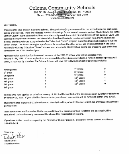 Coloma Community School District