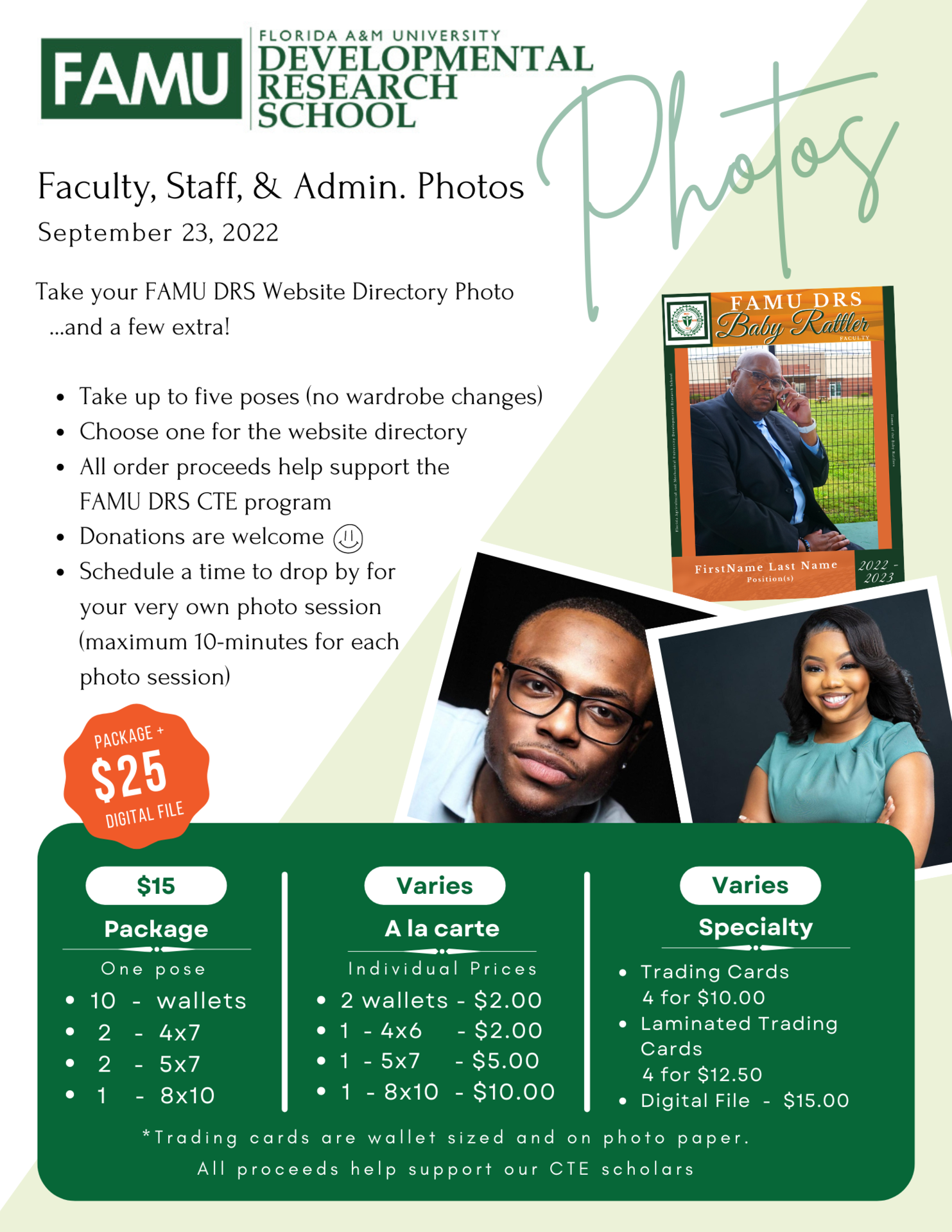 Fall 2022 Faculty, Staff, & Admin Photo Order Form – School Photos (Photos For Us, By Us ...