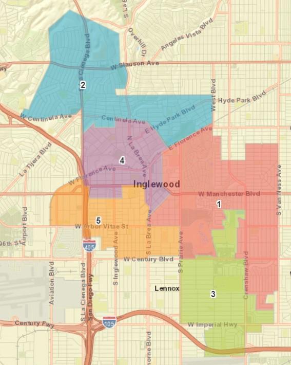 Trustee Areas - Board - Inglewood Unified School District