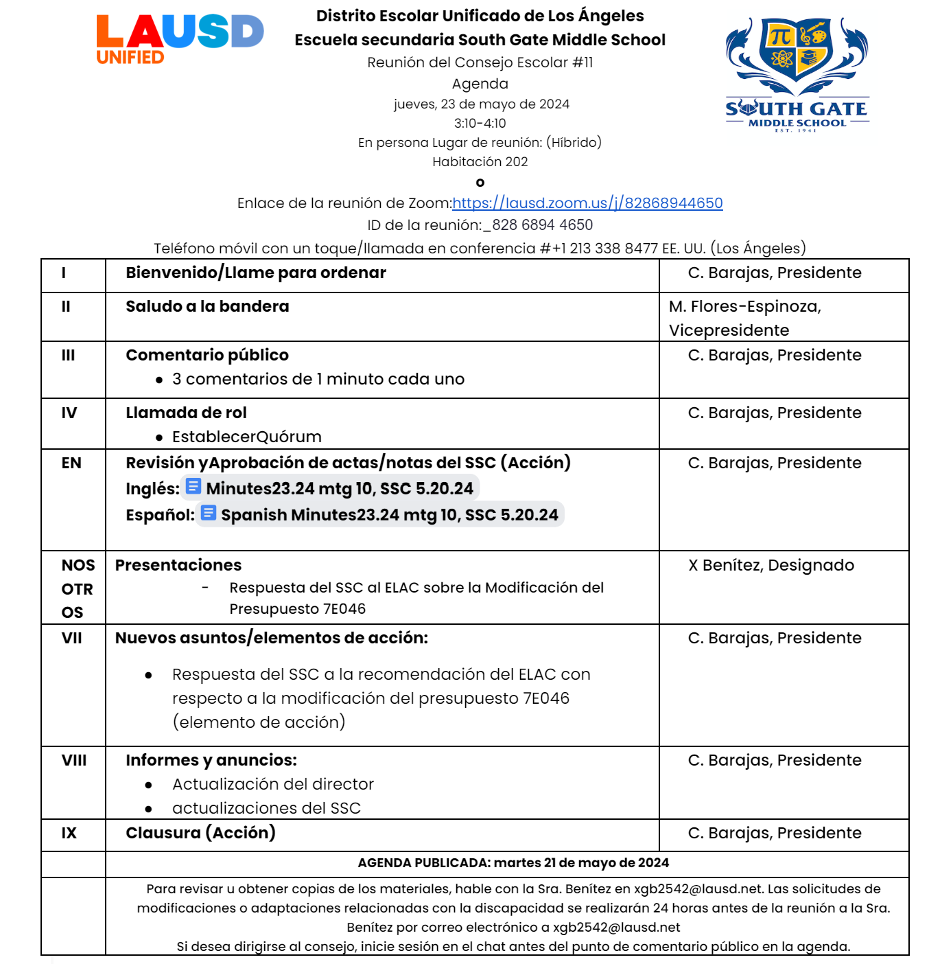 Title I - SPSA & School Site Council – Title I - SPSA & School Site ...