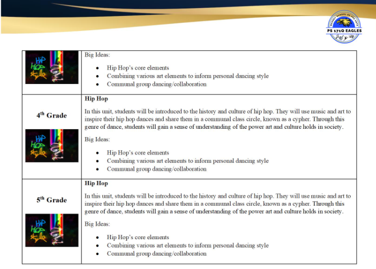 Arts – Academics – P.S. 171Q Magnet School of the Arts