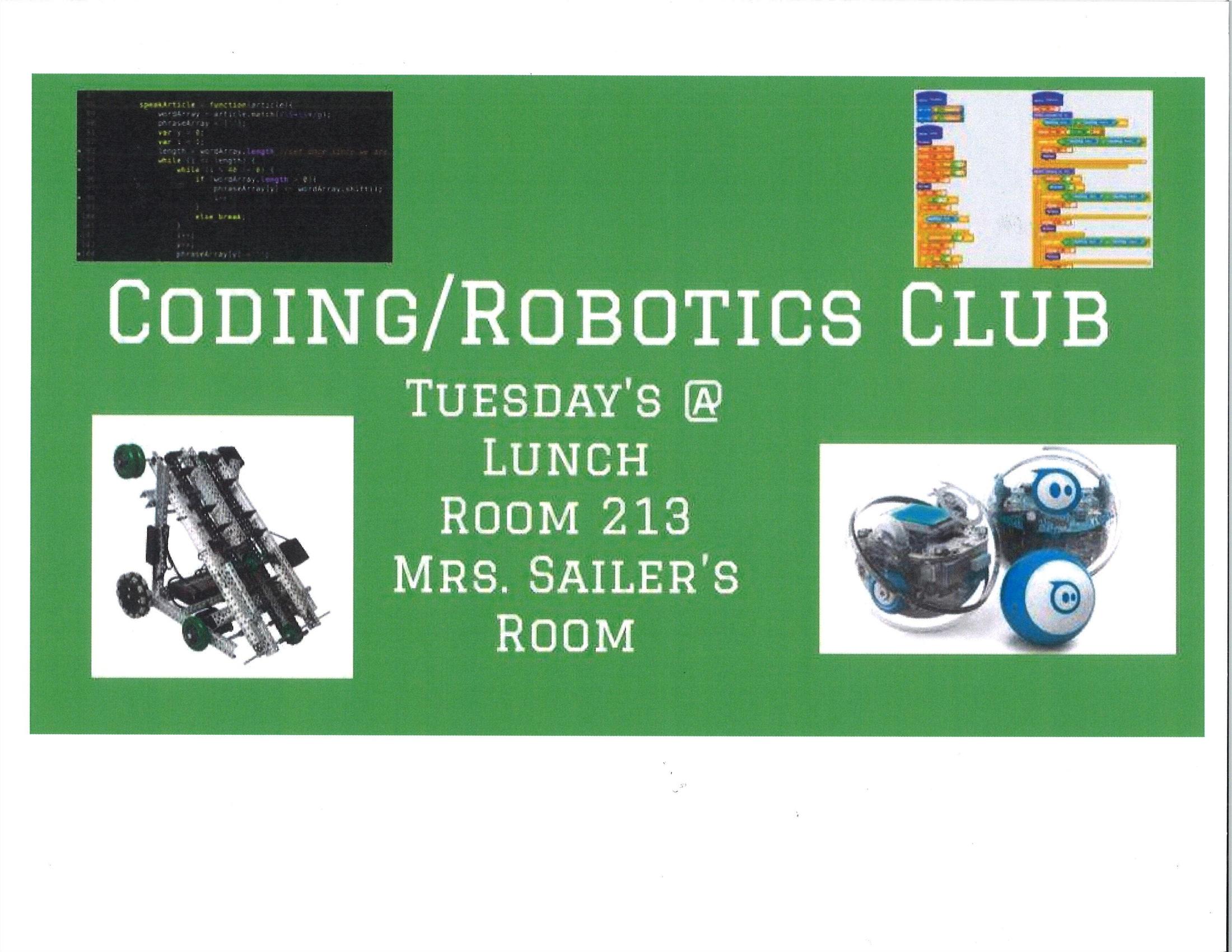 Coding and Robotics Club – Coding and Robotics Club – George Flamson ...