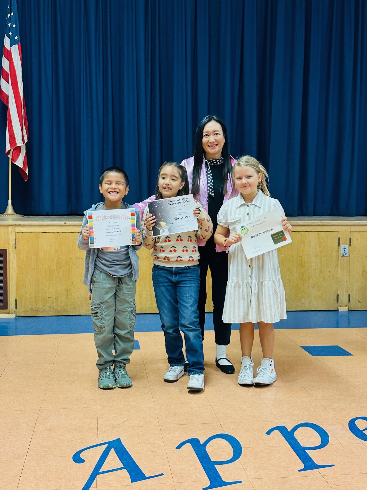 October Awards 2025 – Students – Apperson Street Elementary