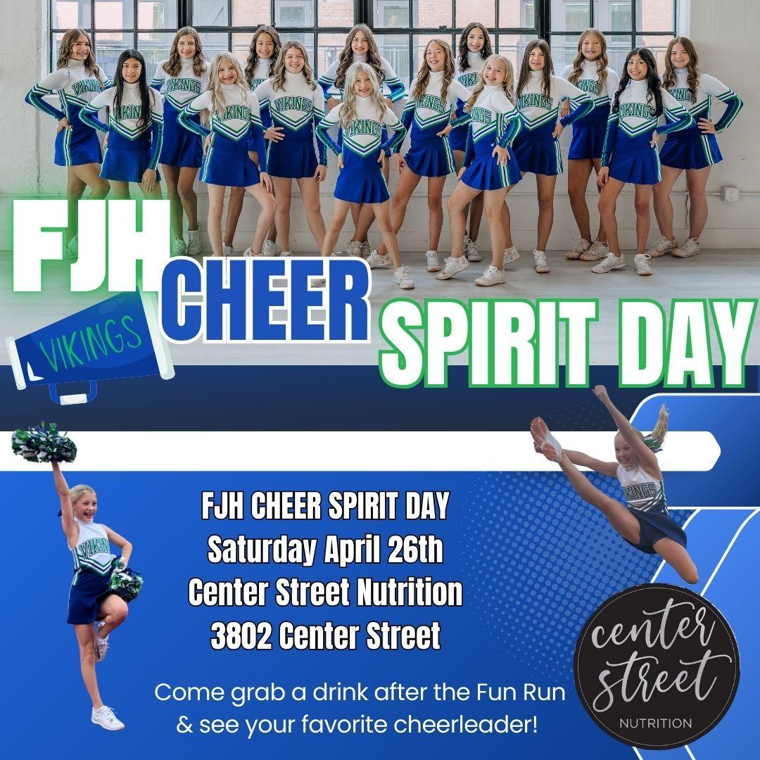 FJH Spirit Day – Cheerleading – Fairmont Junior High
