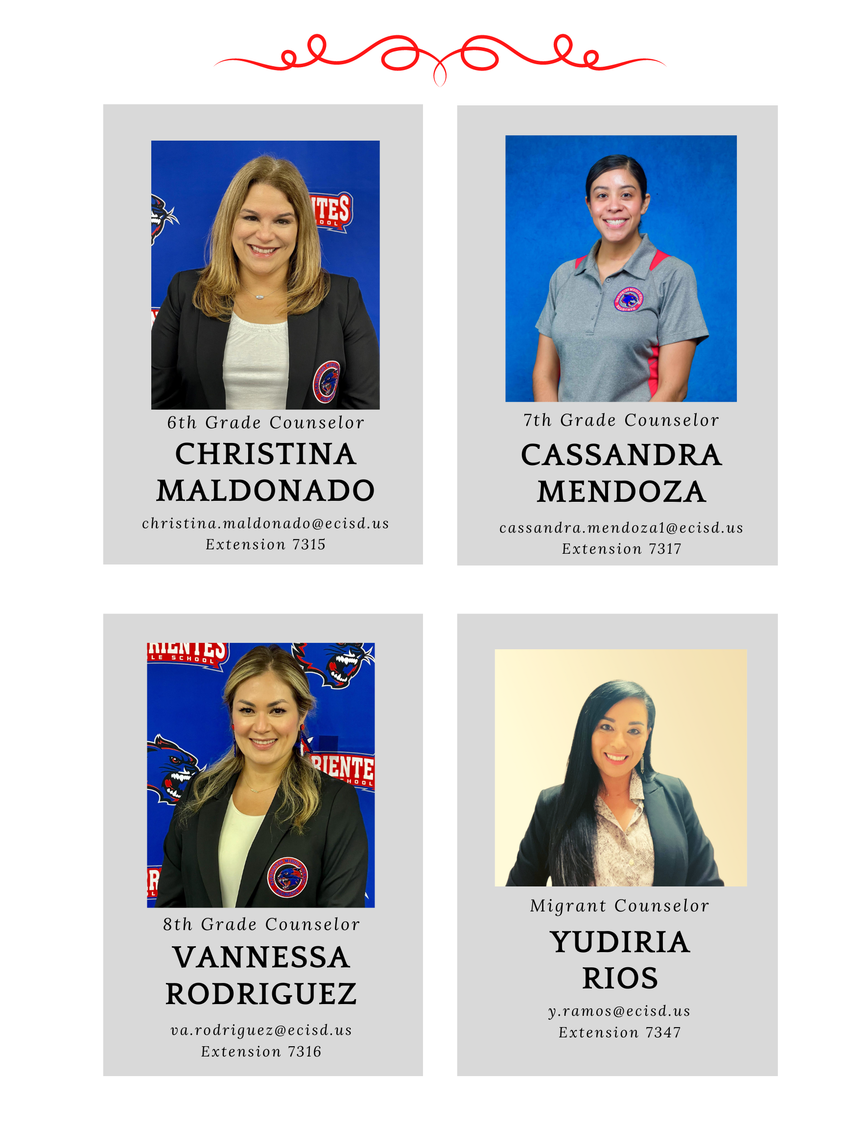 Welcome! – Counselors – Barrientes Middle School