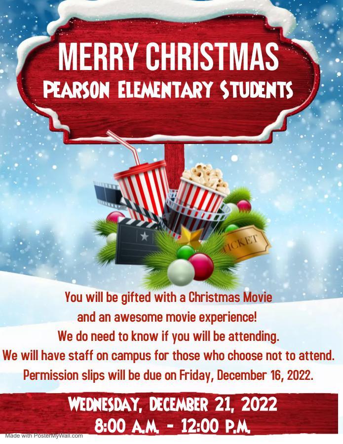 A Pearson Movie Experience | Pearson Elementary School
