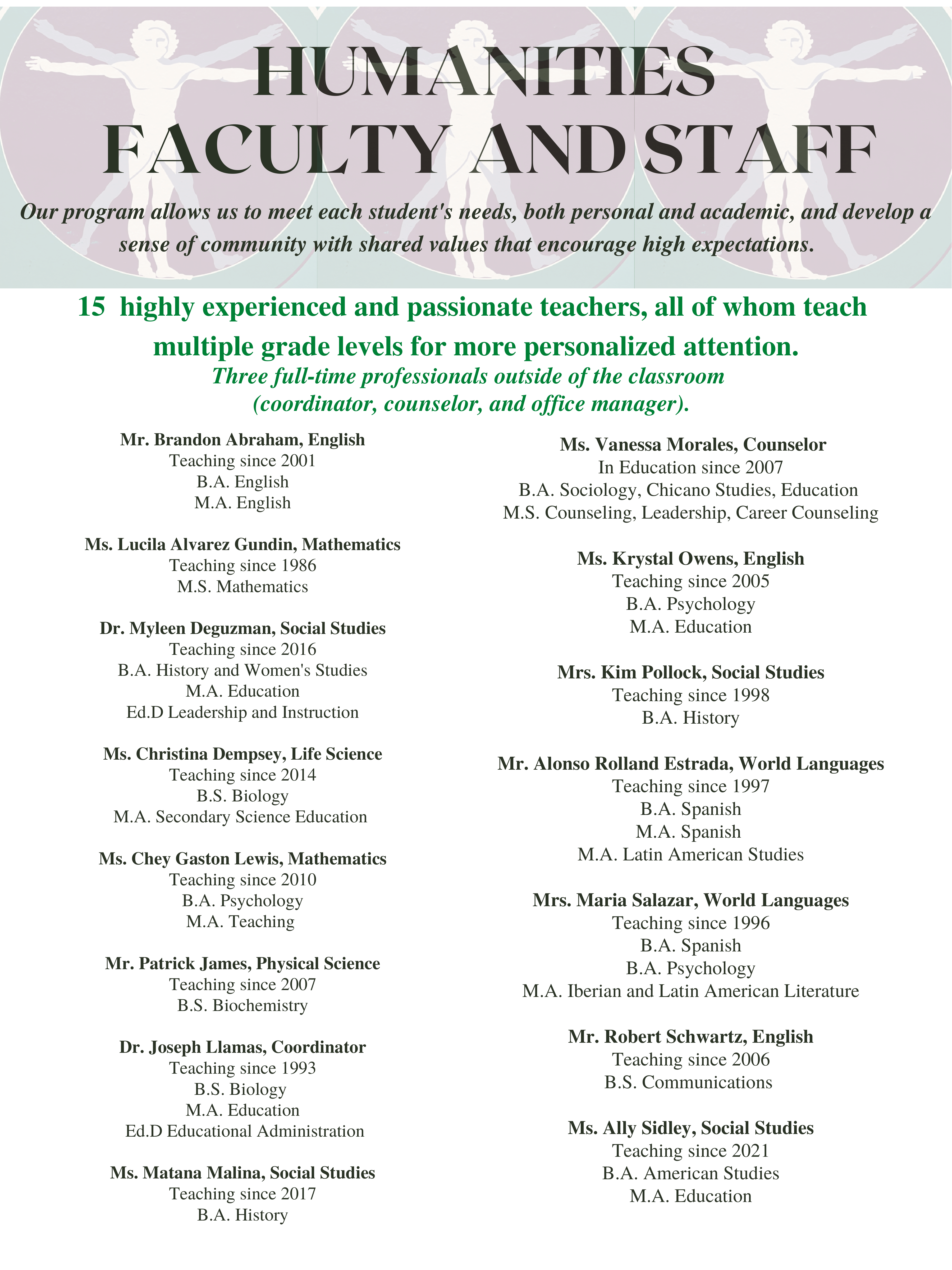 Humanities - Brochure (English) – SLC's & Magnets – Alexander Hamilton ...