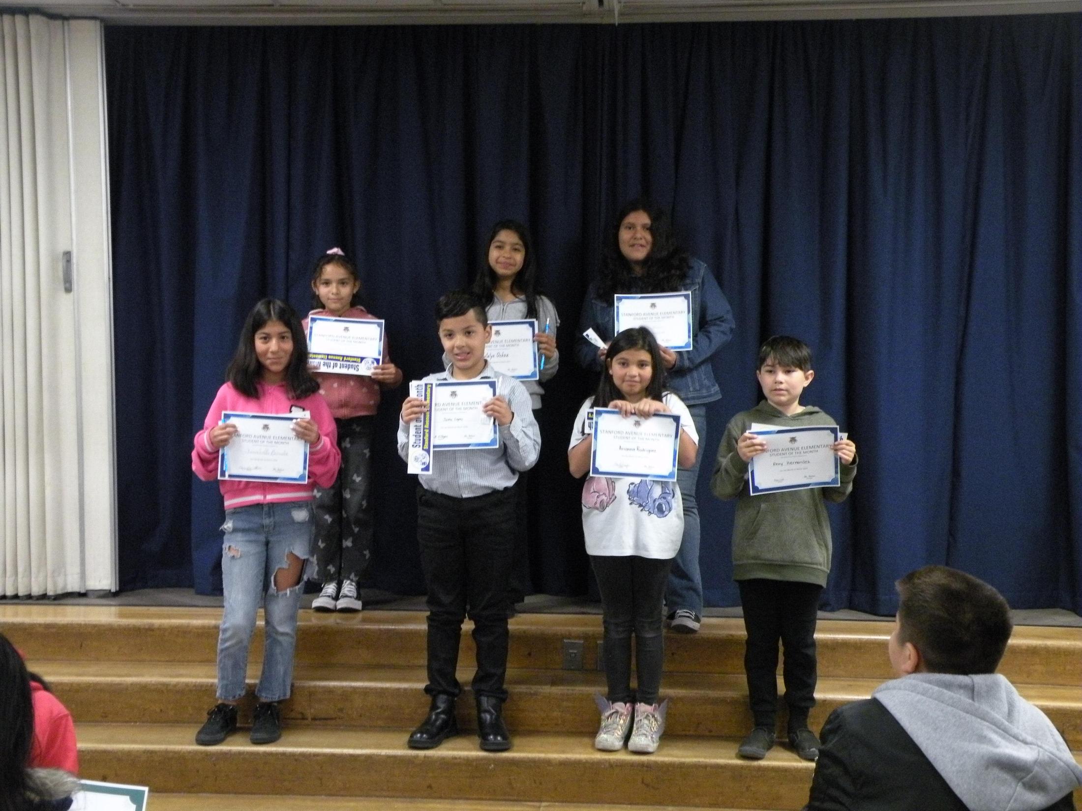 Awards – Students – Stanford Avenue Elementary