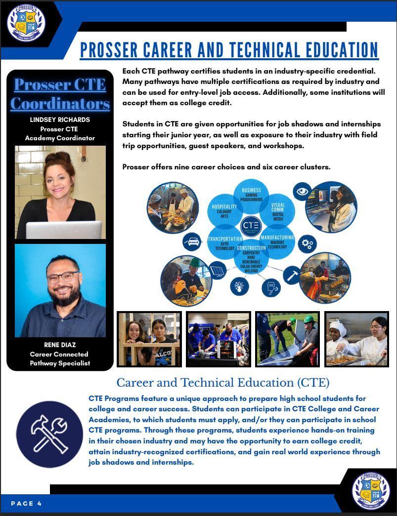 Prosser School Profile – Admissions – Prosser Career Academy