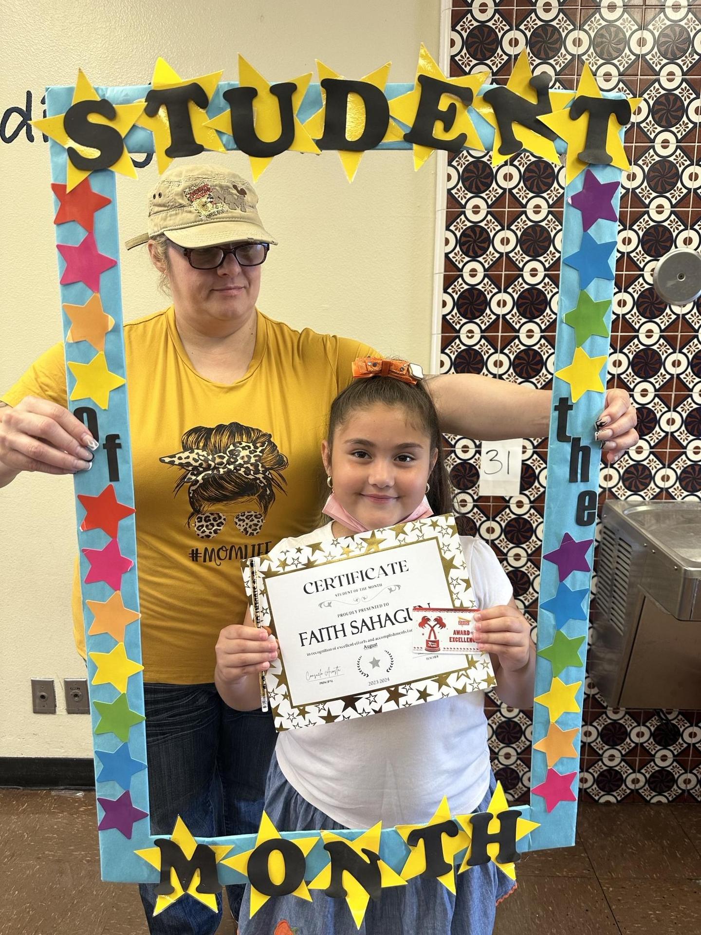 Student of the Month – Students – Florence Avenue Elementary