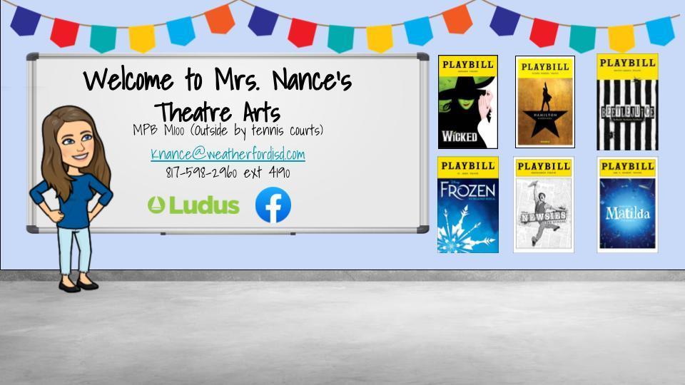 Kelly Nance, Theatre Arts Director – Nance, Kelly – Joe M. Tison Middle ...
