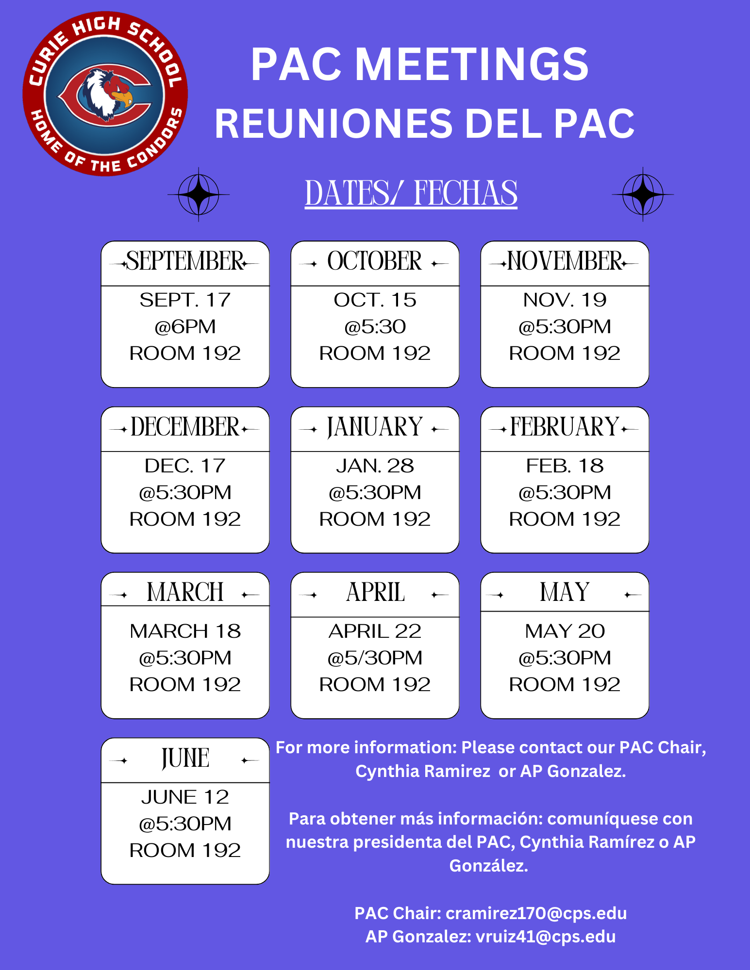 PAC Information – PAC – Curie Metro High School