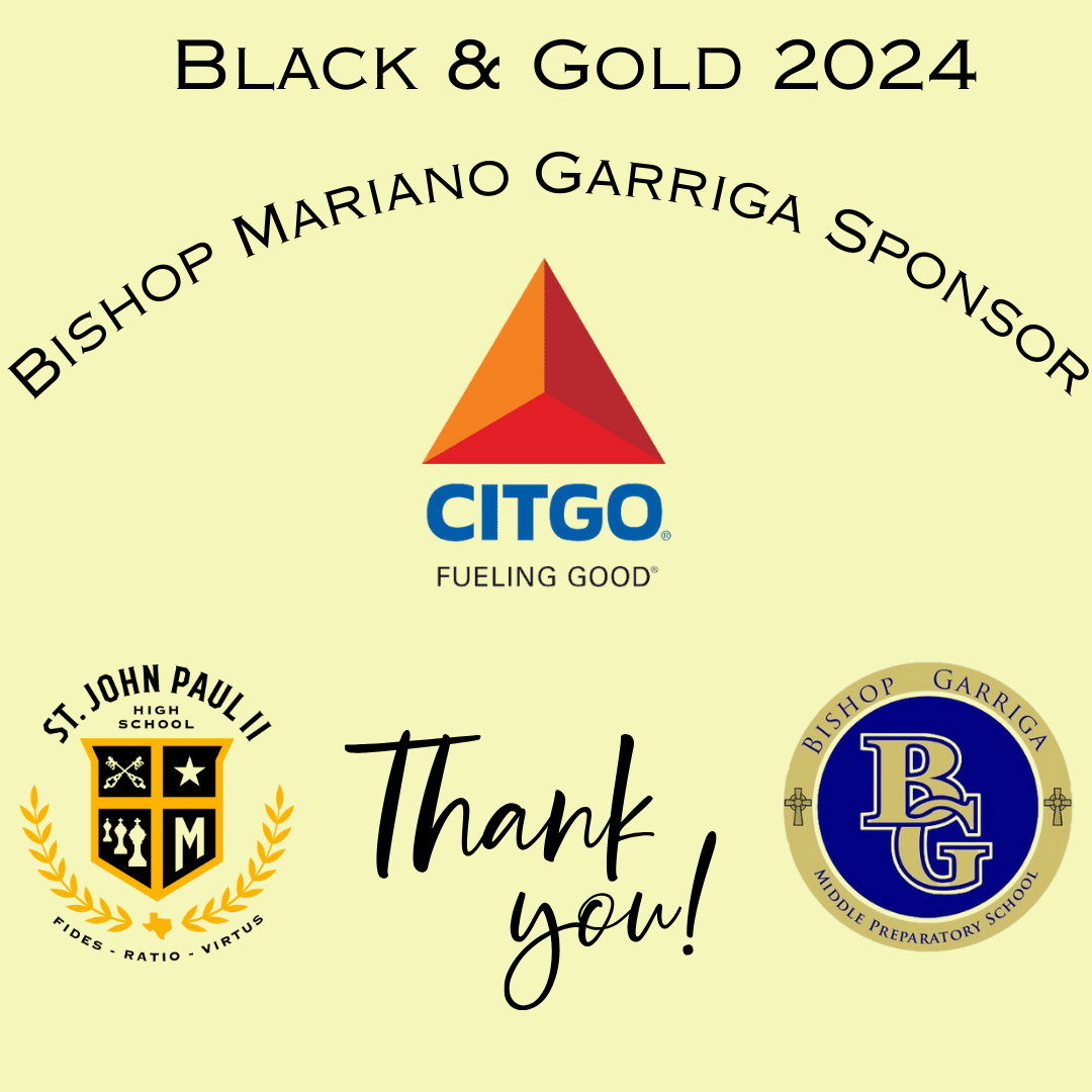 Black & Gold 2025 – Support/Contact Us – St. John Paul II High School