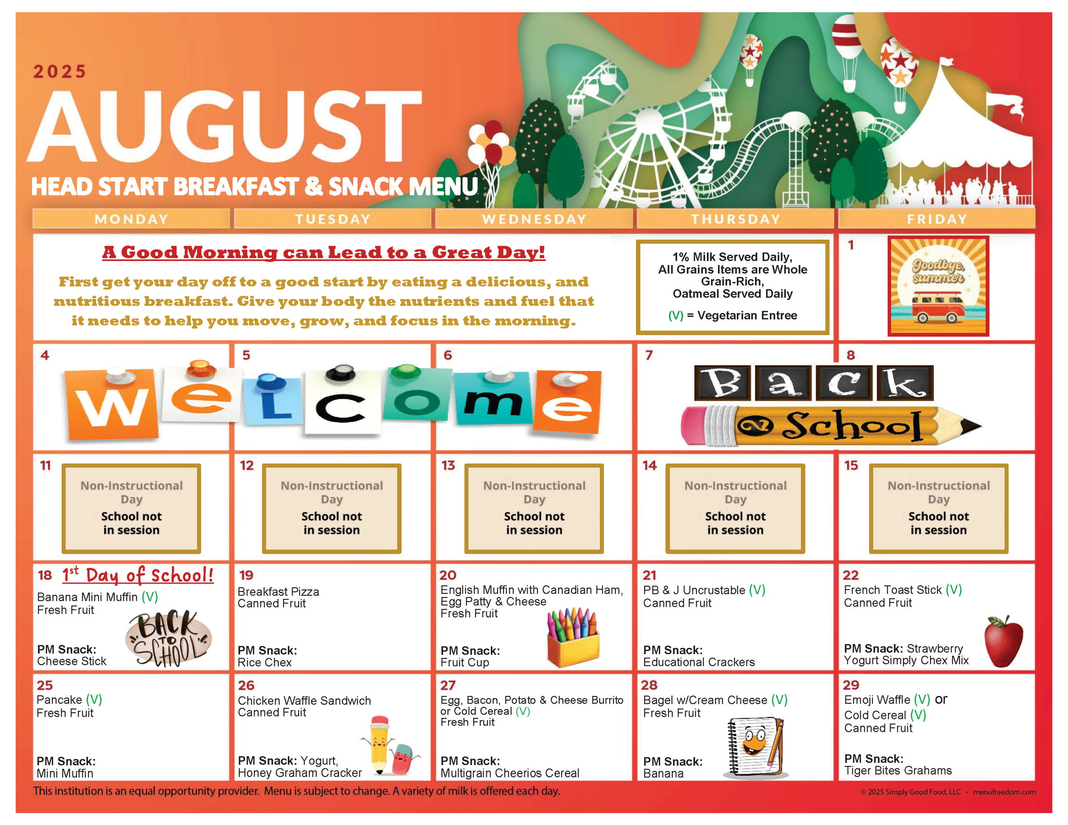 Menus – Nutrition Services – Montebello Unified School District