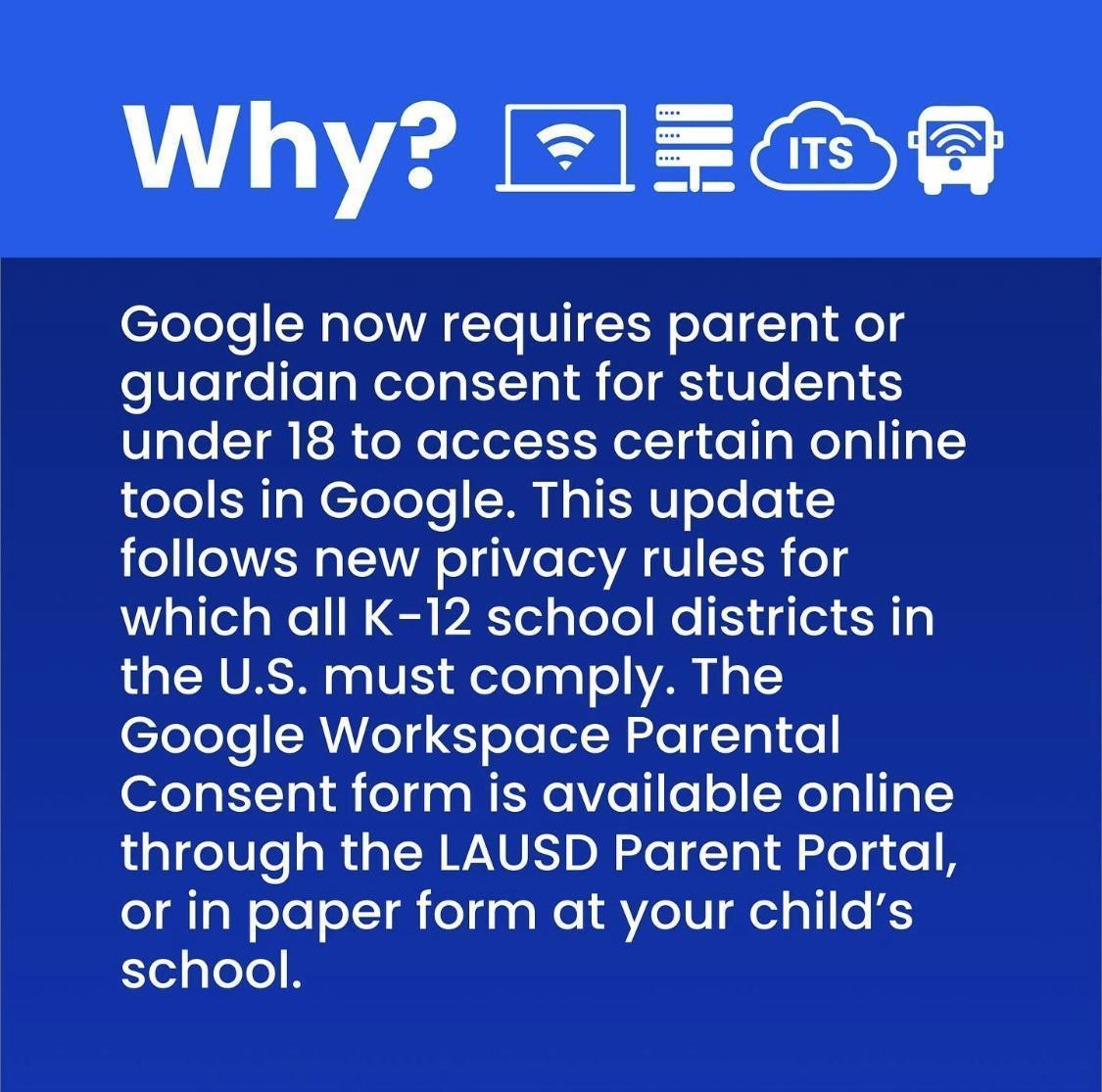 Google Workspace Parental Consent – For the Parent – George Washington ...