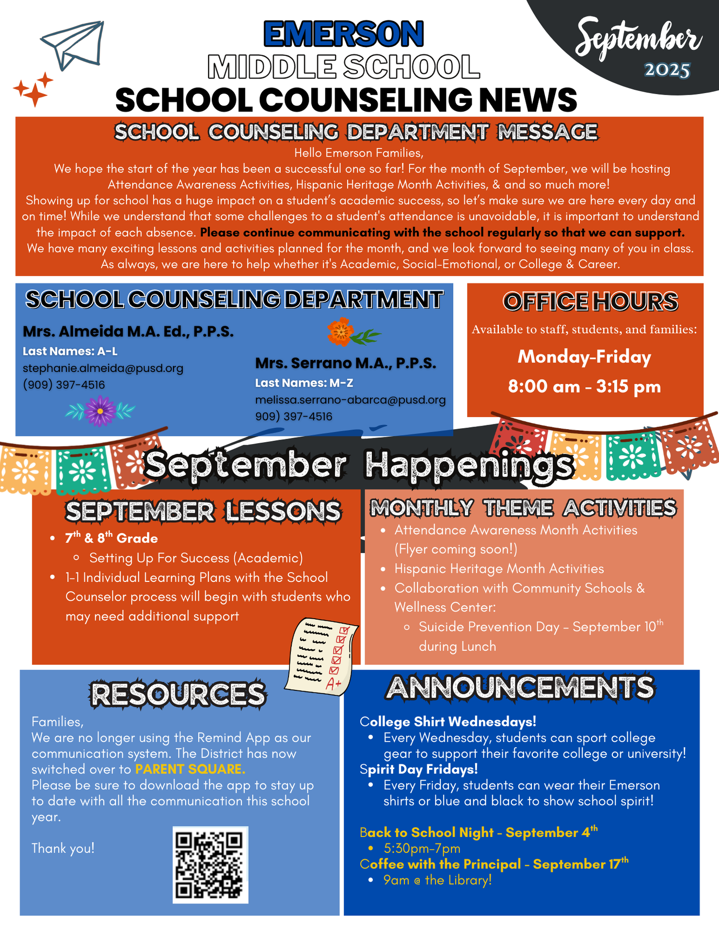 September 2025 Newsletter | Septiembre 2025 Boletín – Counselors ...