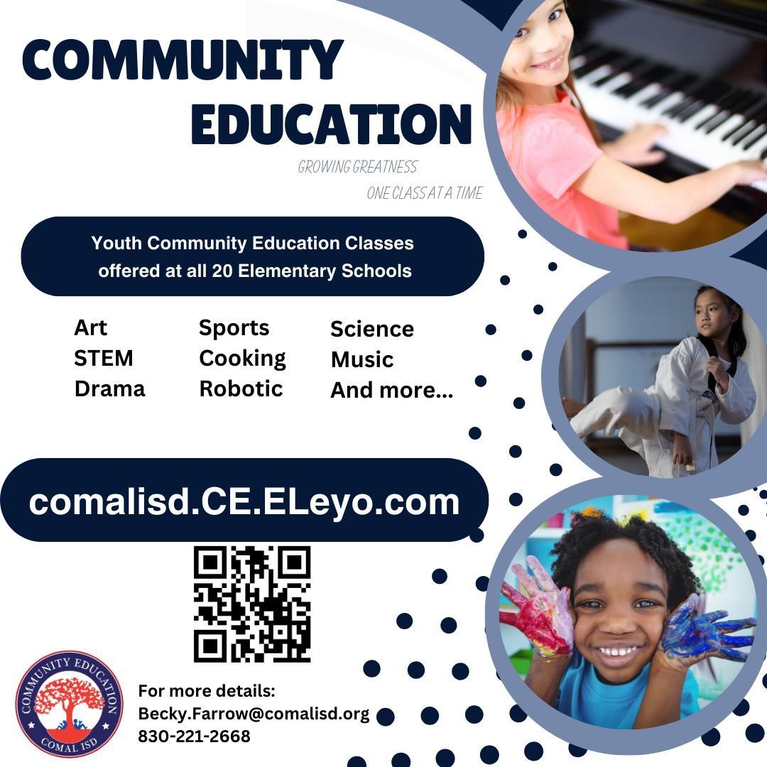 Community Education - Departments - Comal Independent School District