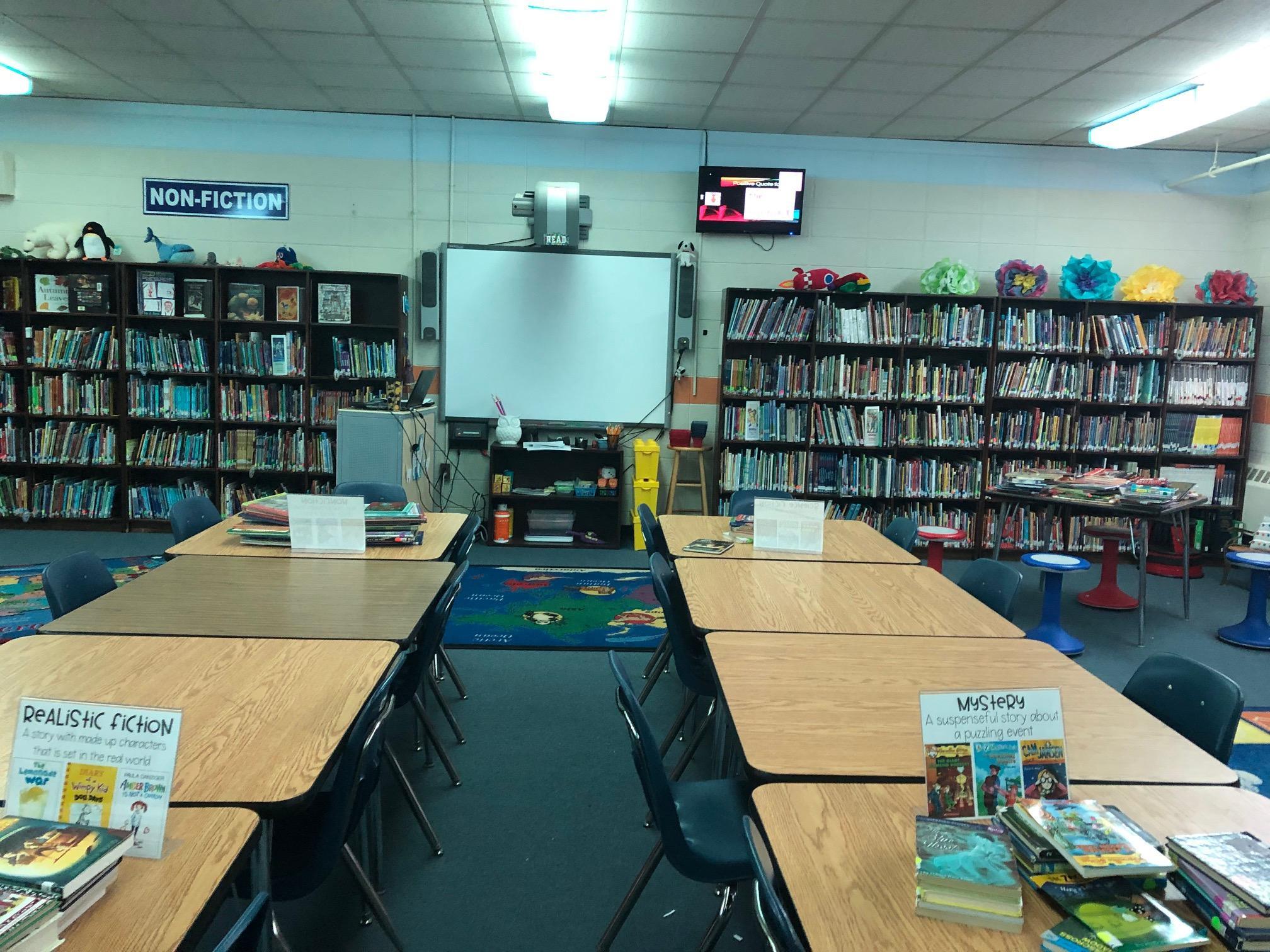 School Library Media Center – Media Center – C.C. Wright Elementary School