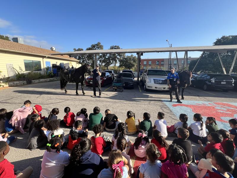 Exciting Visit from the Mount Patrol at Cedars International Academy ...