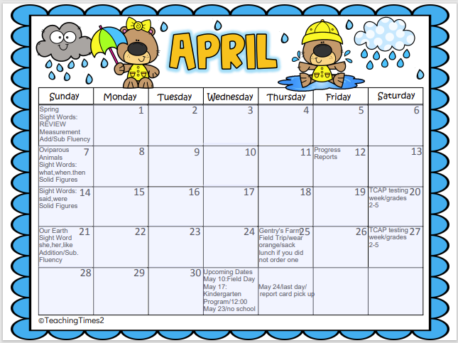 Mrs. Pinson's Kindergarten Class – Stacy Pinson – Barfield Elementary ...