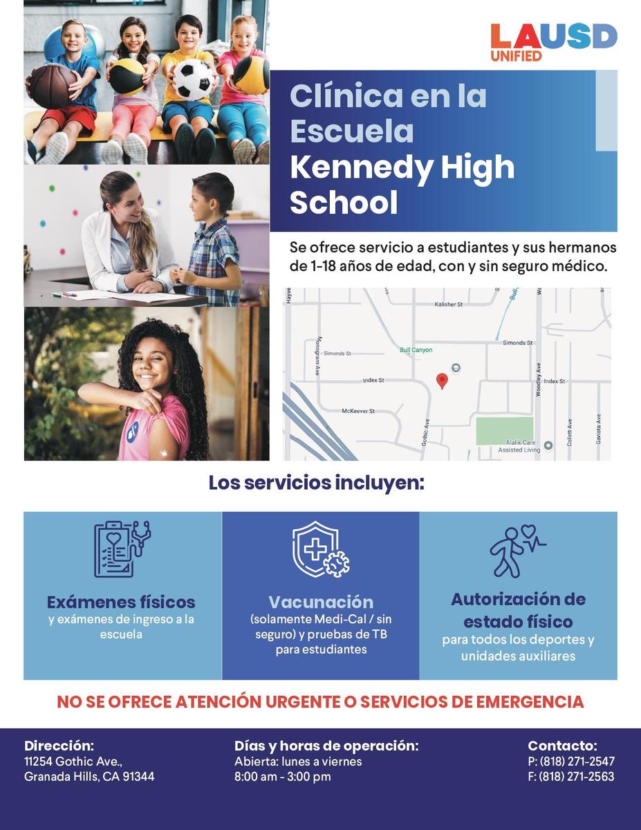 School Based Clinic – Community – John F. Kennedy High School