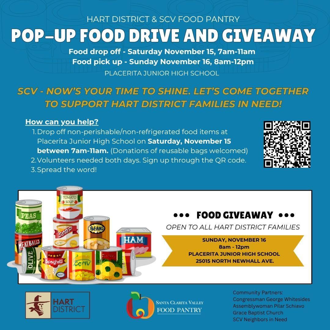 Let's come together to support Hart District Families in need at the ...