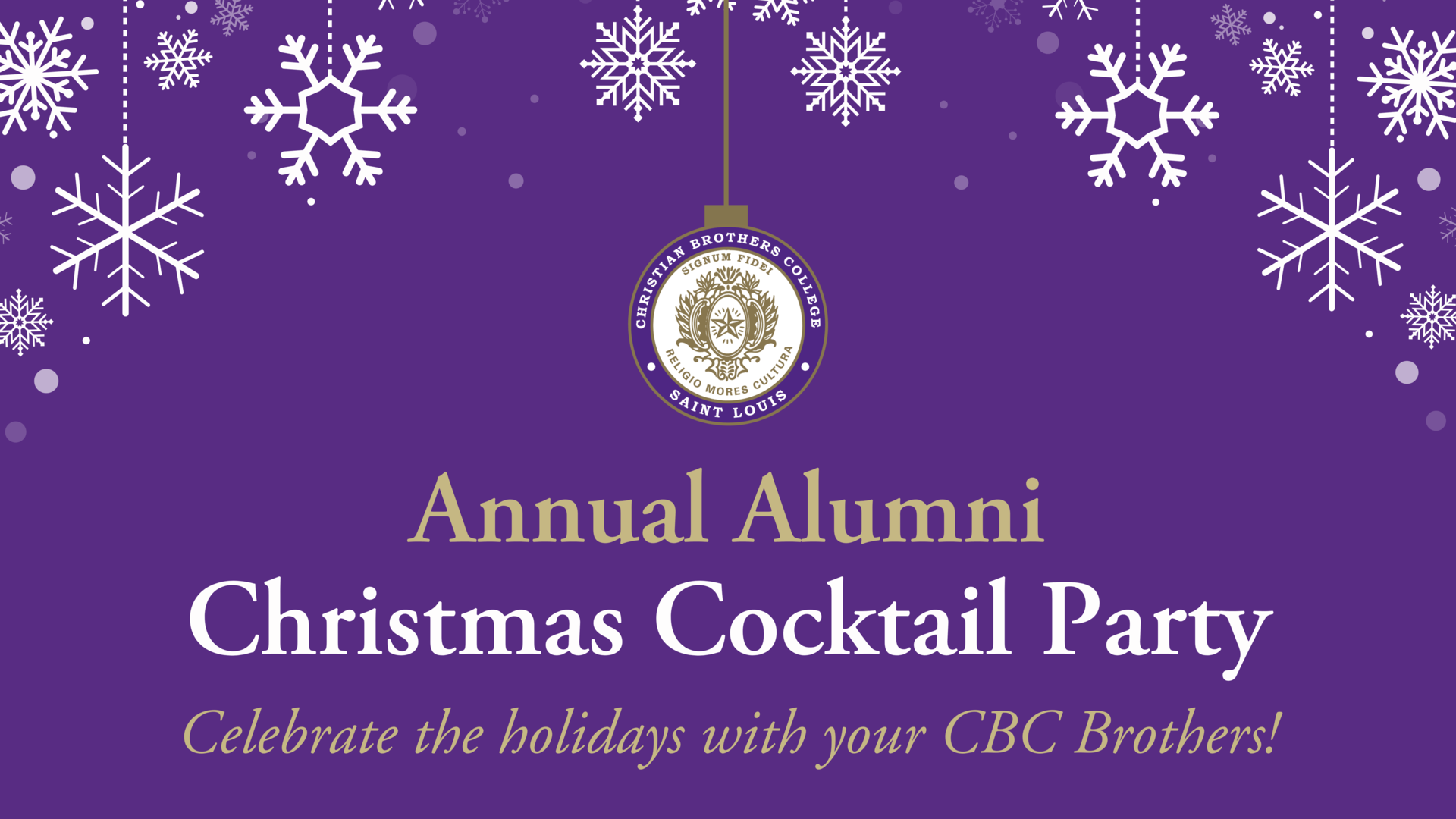 Alumni Christmas Cocktail Party - Alumni - Christian Brothers College ...
