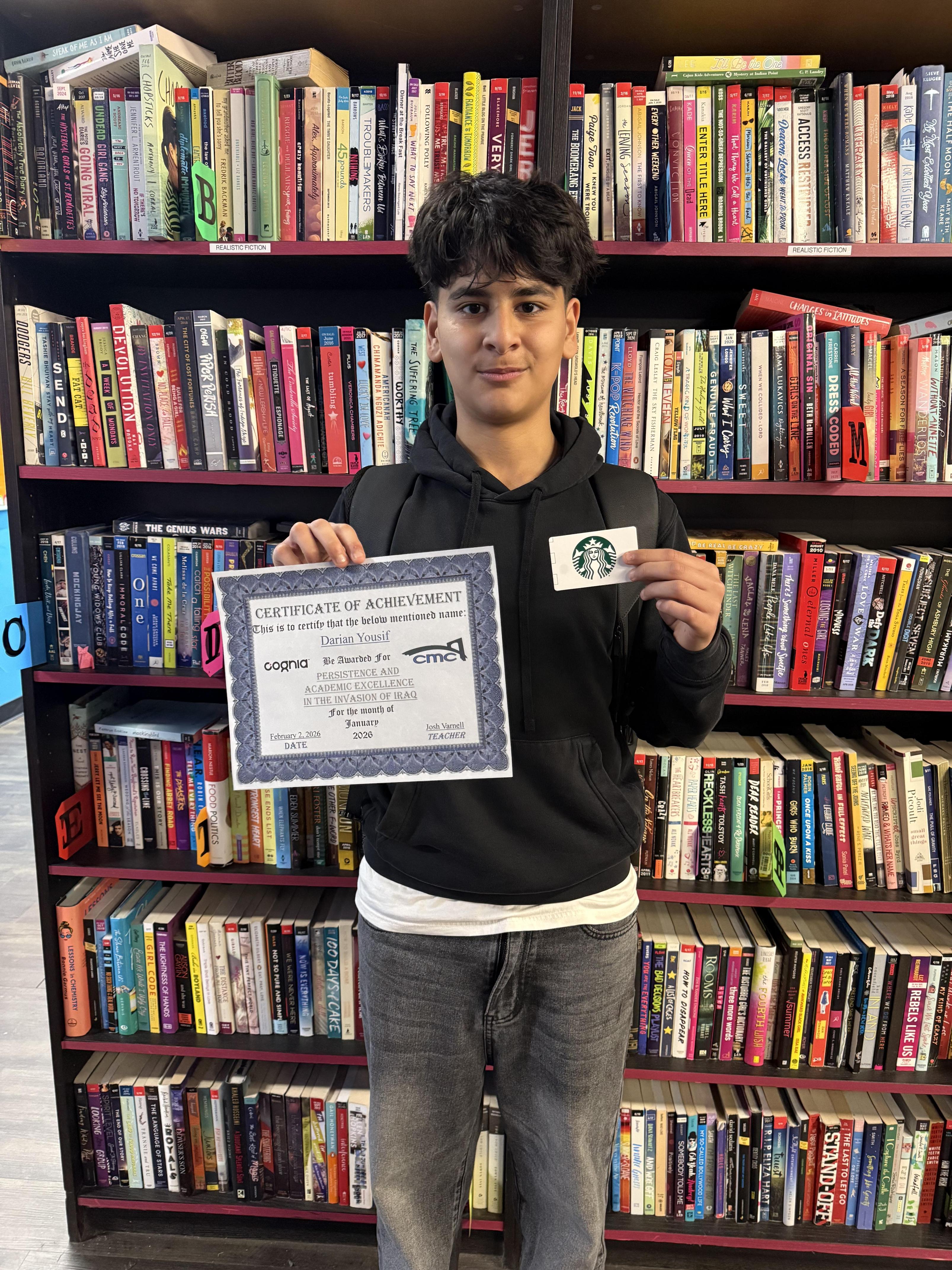 January 2026 – Student of the Month – Clackamas Middle College