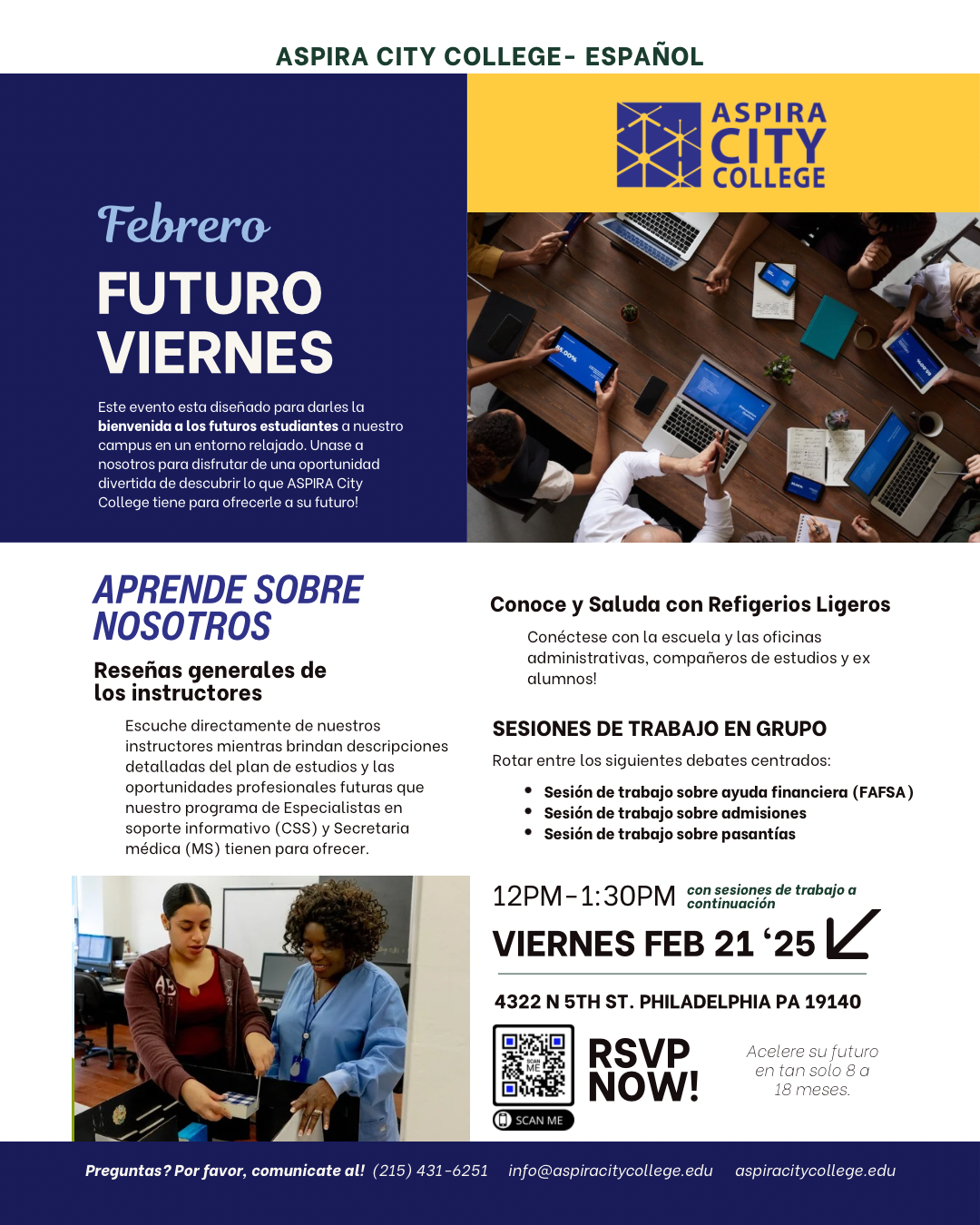 Explore ASPIRA City College at February Future Friday! 2/21/25 12PM-1 ...