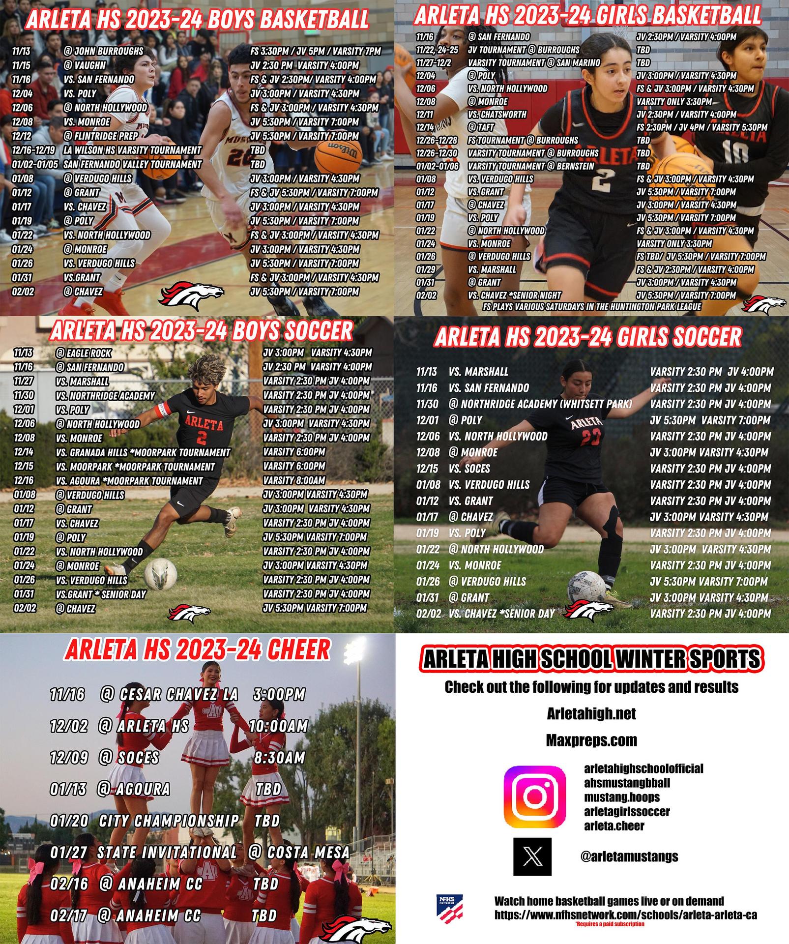 Home – Athletics – Arleta High School