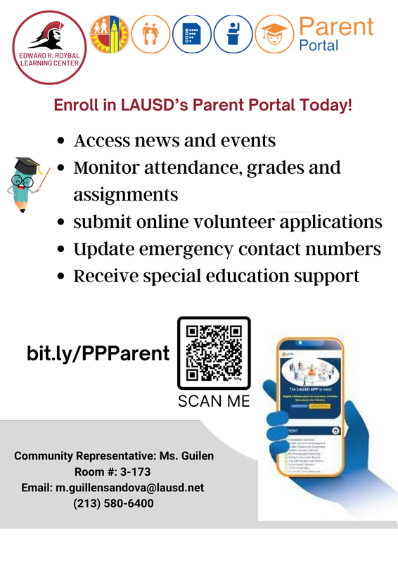 Unleash Success: Explore Our Parent Portal | Edward R Roybal Learning ...