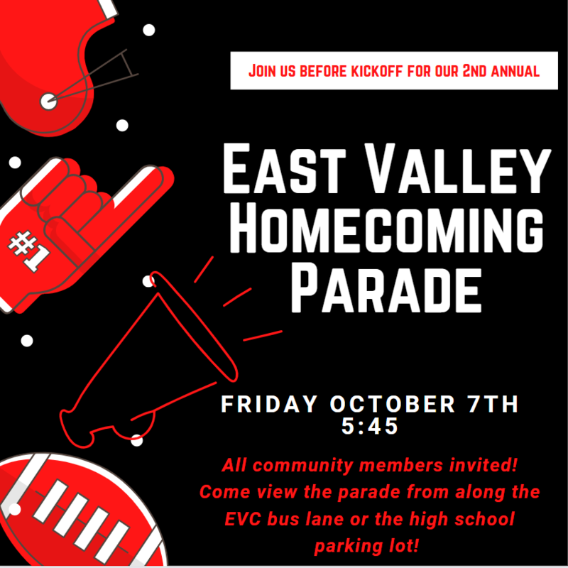 Homecoming Parade East Valley Central Middle School