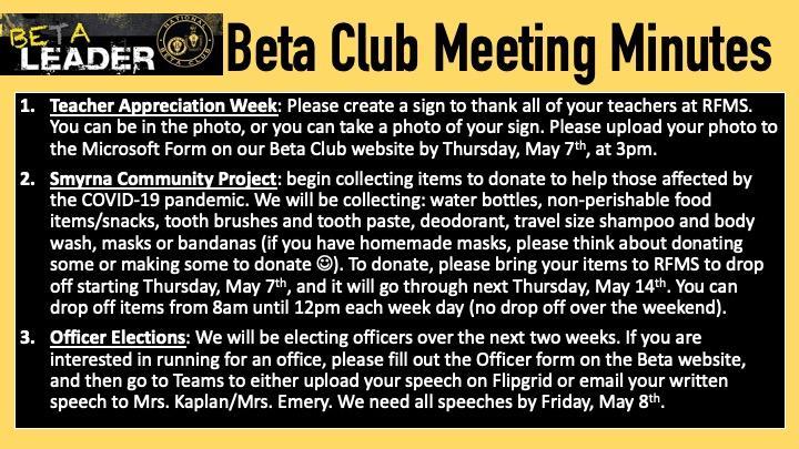 Welcome to Rocky Fork Beta Club! – Beta Club – Rocky Fork Middle School