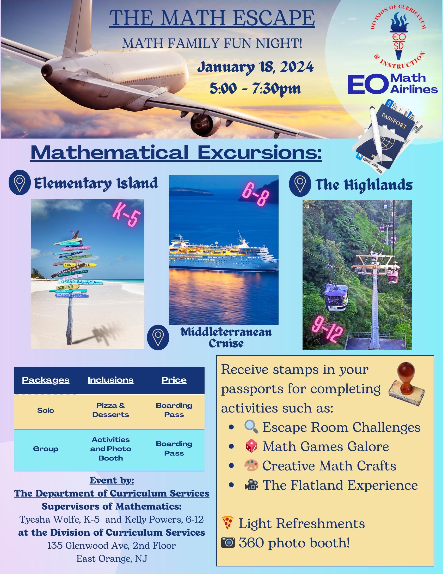 Mathematics – Curriculum & Instruction – East Orange School District