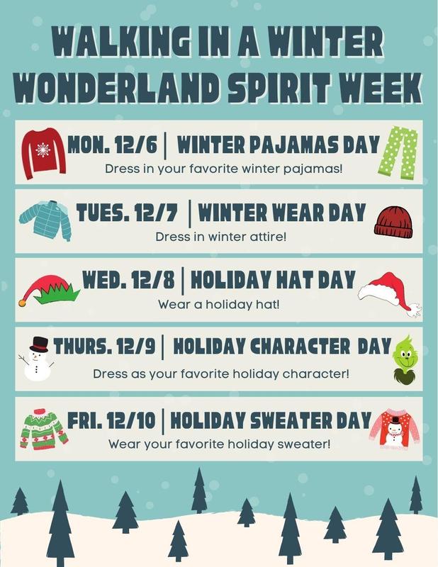 Winter Spirit Week Dress Up Days | Porterville High School
