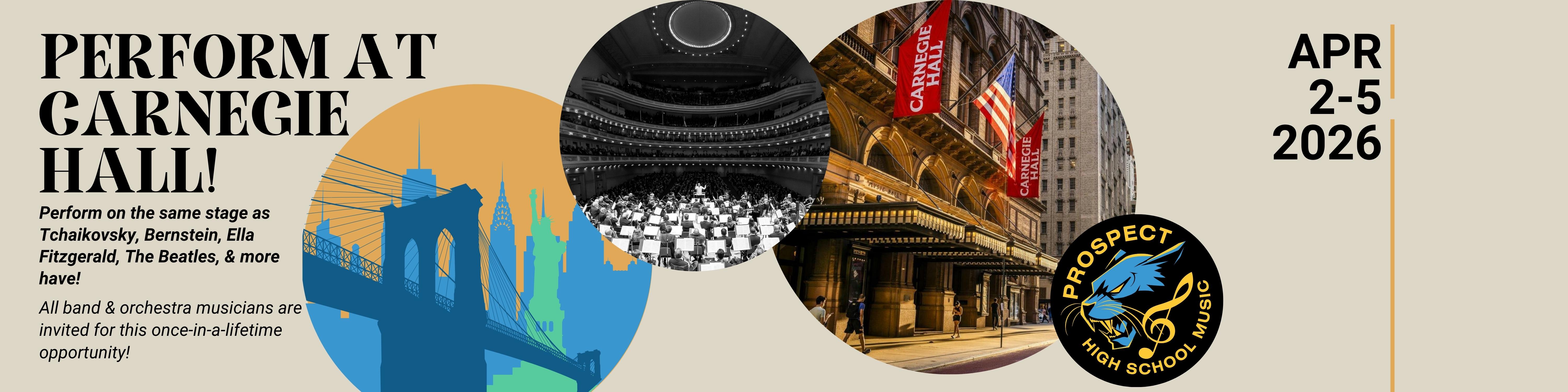 Carnegie Hall 2026 – Music – Prospect High School
