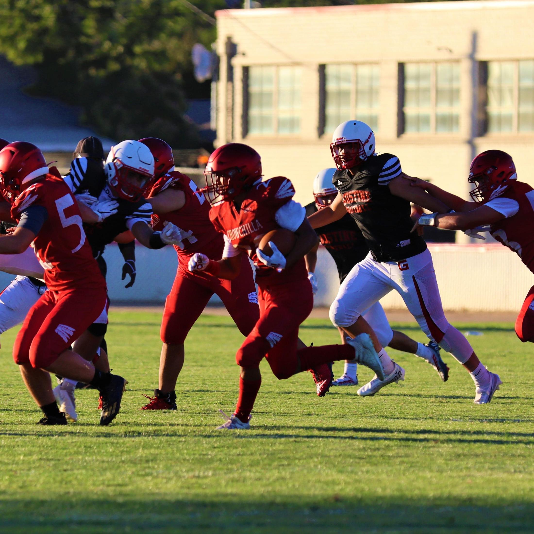 Varsity Football vs. Gustine (Scrimmage), August 12, 2022 – CUHS Videos ...