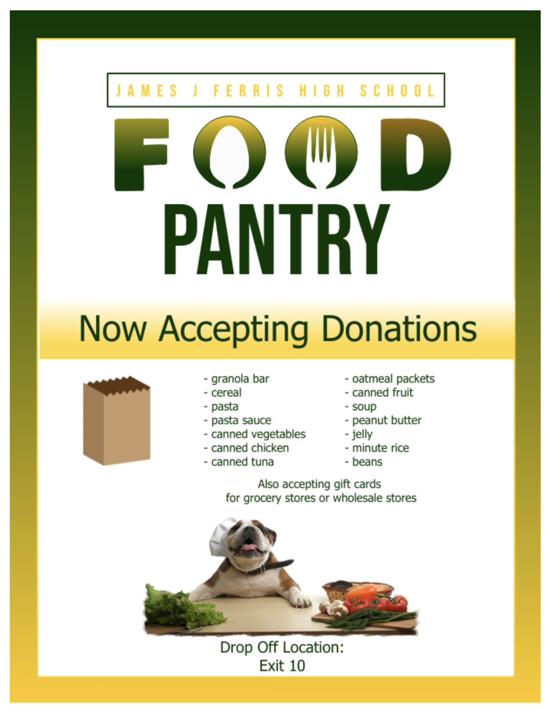 Ferris High School Food Pantry – Ferris High School Food Pantry – James ...